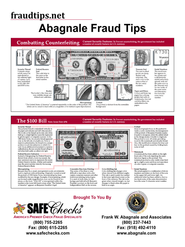 Expert Check Fraud Prevention Tips | PDF