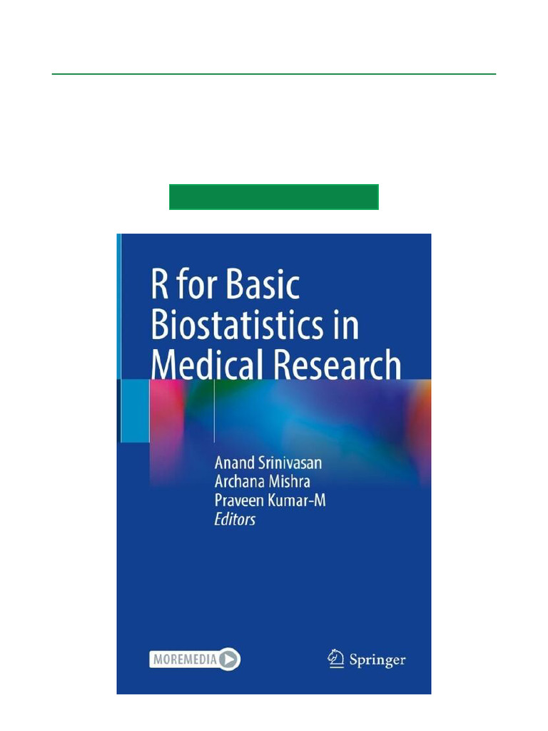 R For Basic Biostatistics in Medical Research Scribd Full Download ...