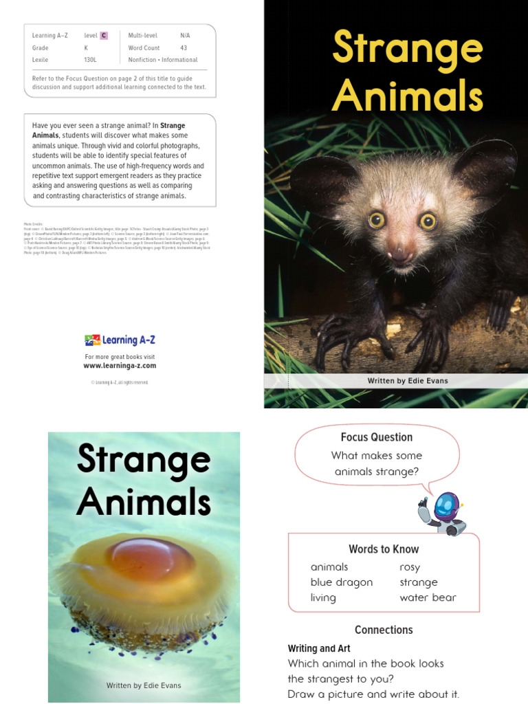 Discover Unique Strange Animals | PDF