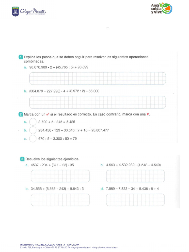 Ejercicios Combinados 2 | PDF