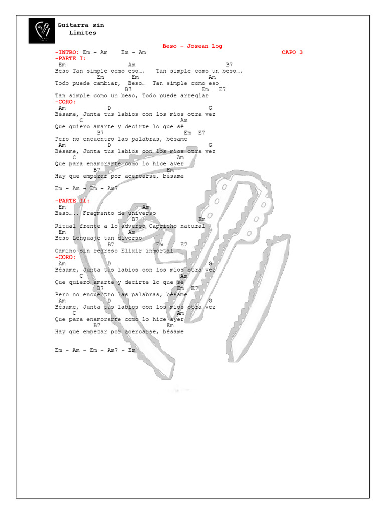 Comparto 'Beso' Con Usted | PDF