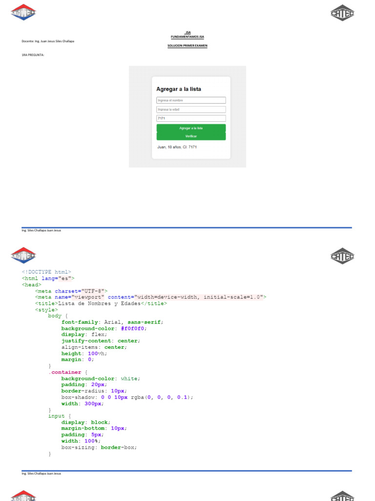 Solucion Primer Examen | PDF
