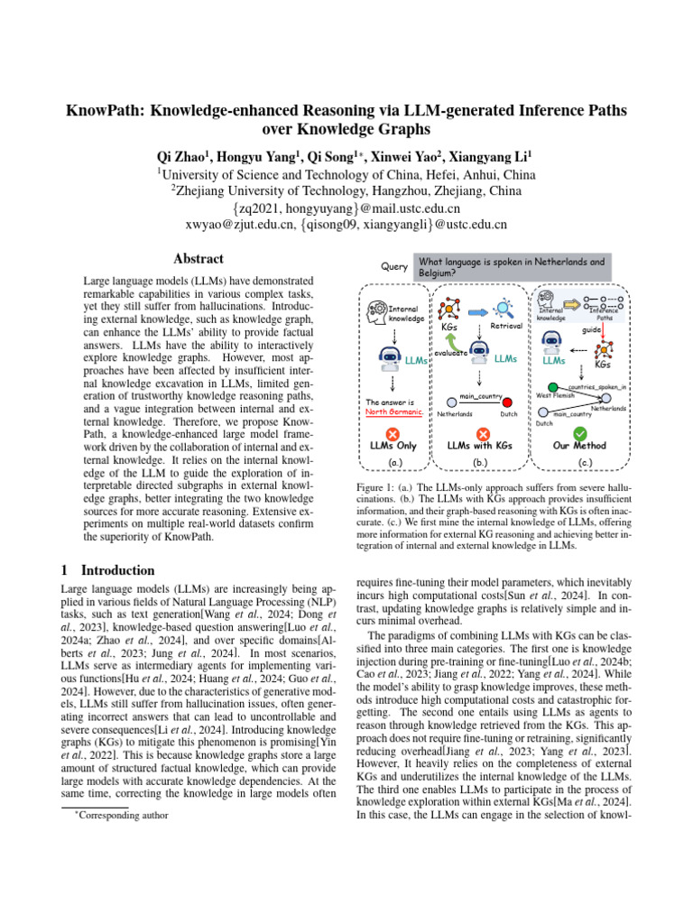 KnowPath - Reasoning Via LLM-generated Inference Paths | PDF | Learning ...