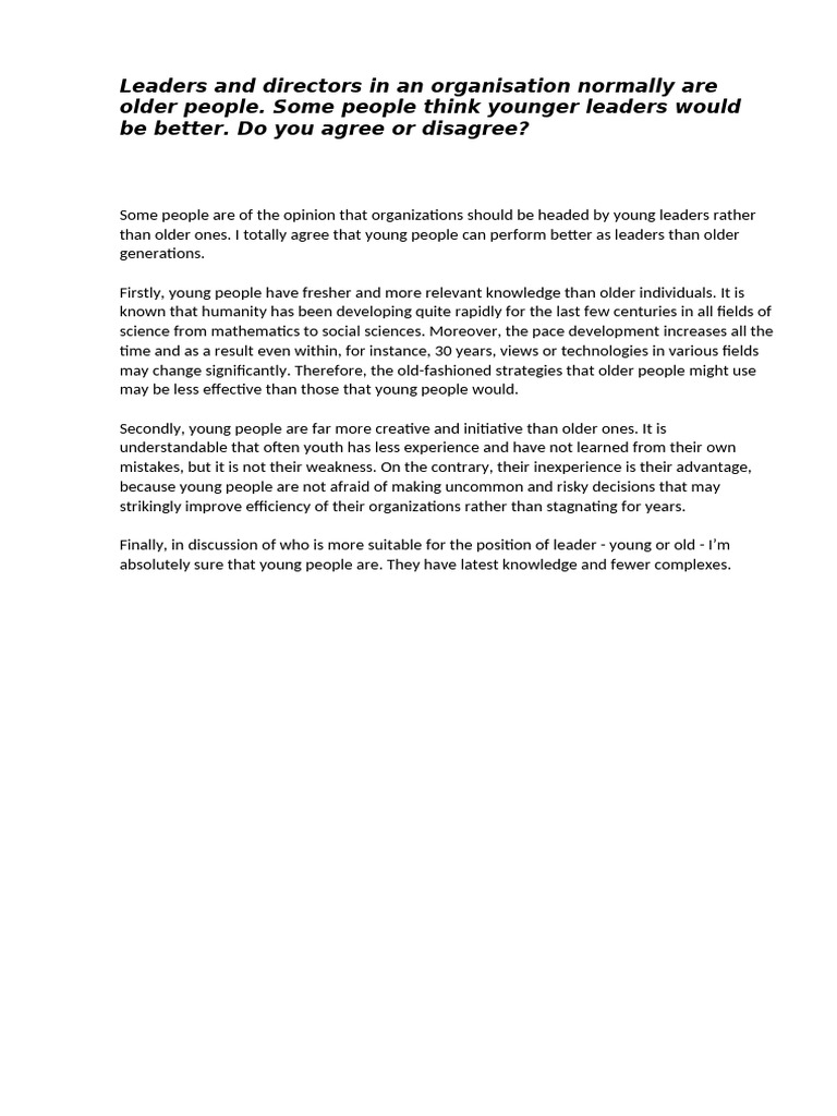 Goncharov Essay Young Leader | PDF