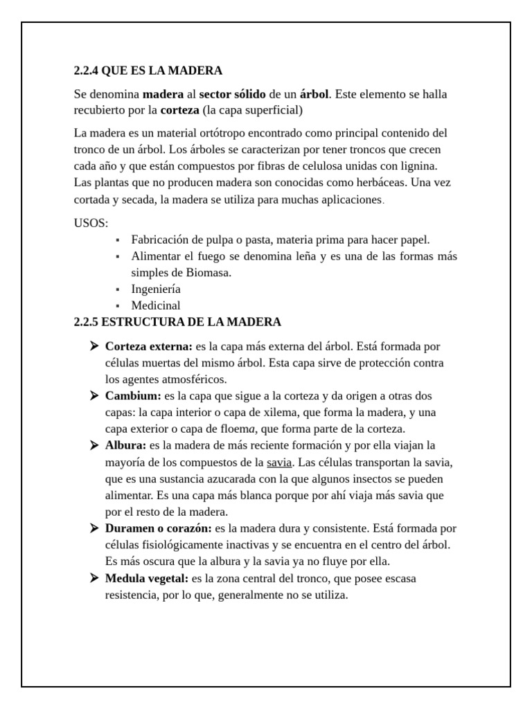 Maderas | PDF | Madera