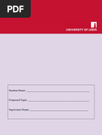 PHD Student Progress Report Template | PDF | Thesis | Doctor Of Philosophy