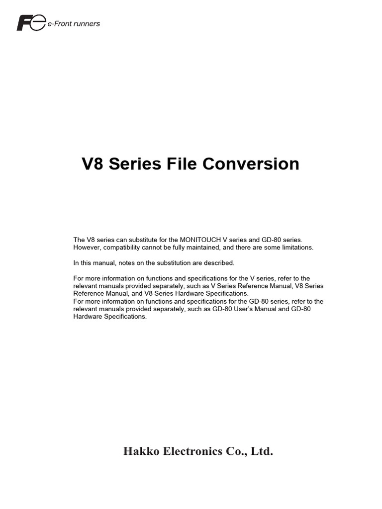 v8 Convert Manual | PDF | Usb | Random Access Memory