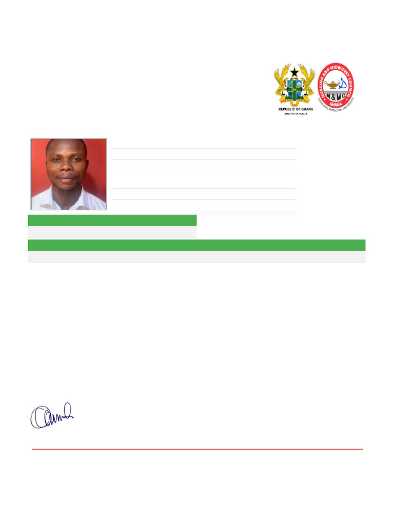 Nursing and Midwifery Council of Ghana: Registered General Nursing ...