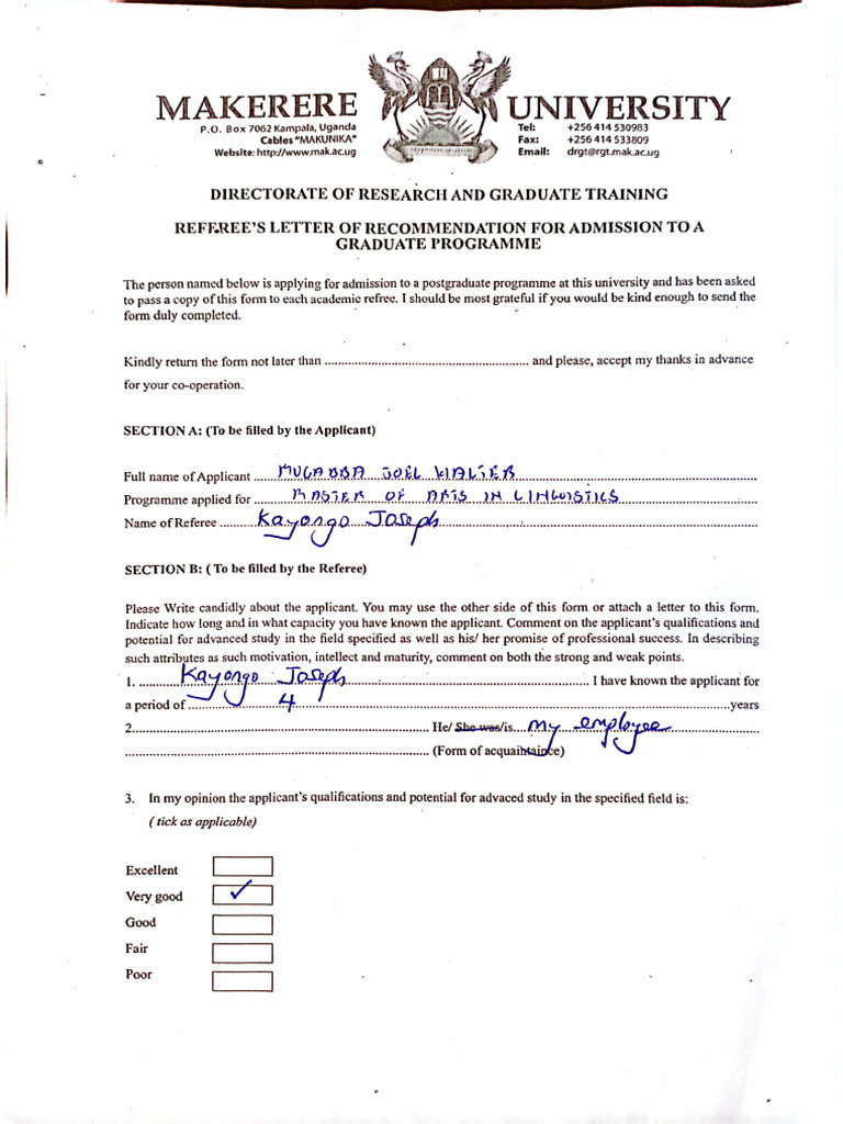 Recommendation Letter 3 | PDF