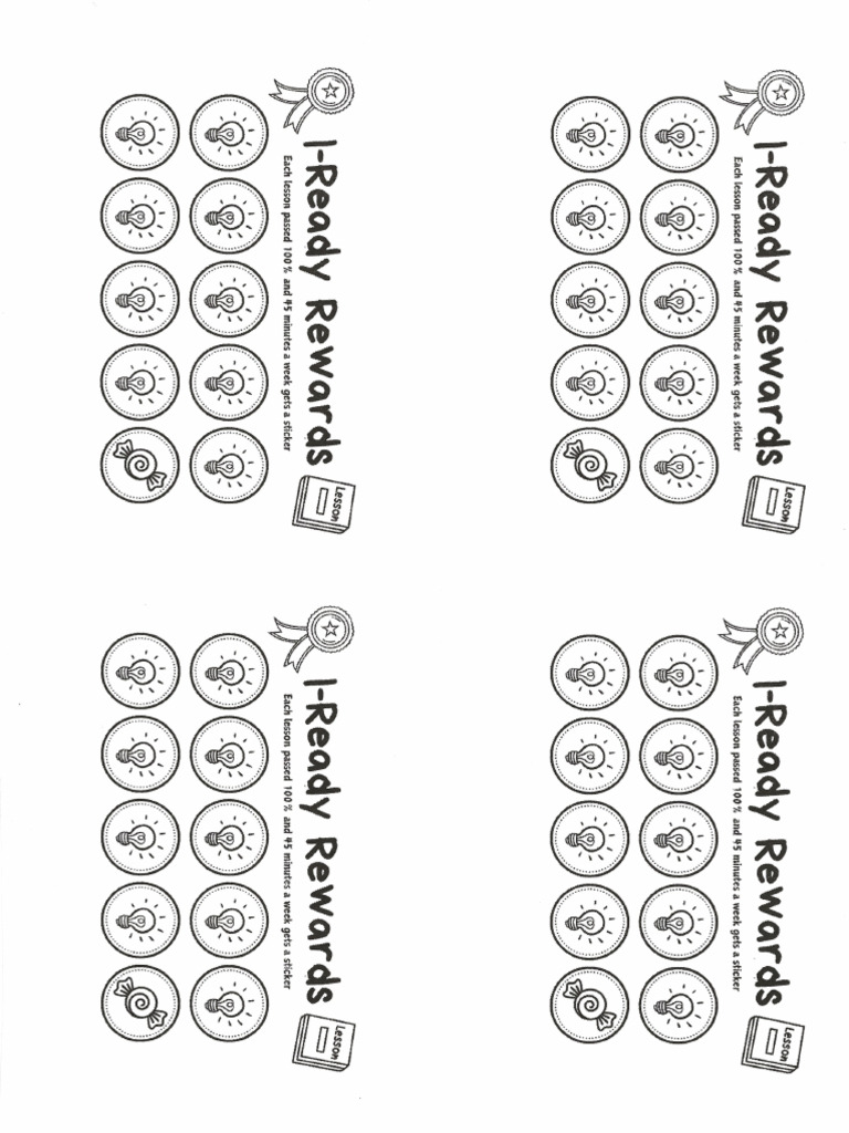 iReadyTrackingCards 1 | PDF