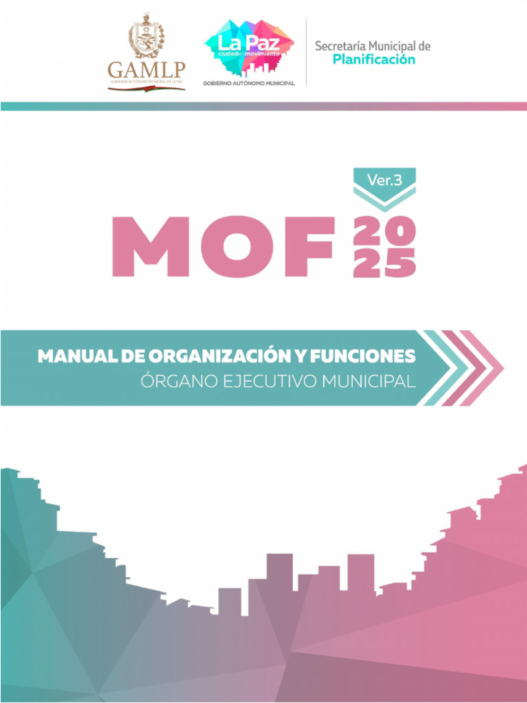 MOF_DEL_OEM_2025_v3 | PDF | Alcalde | Institución