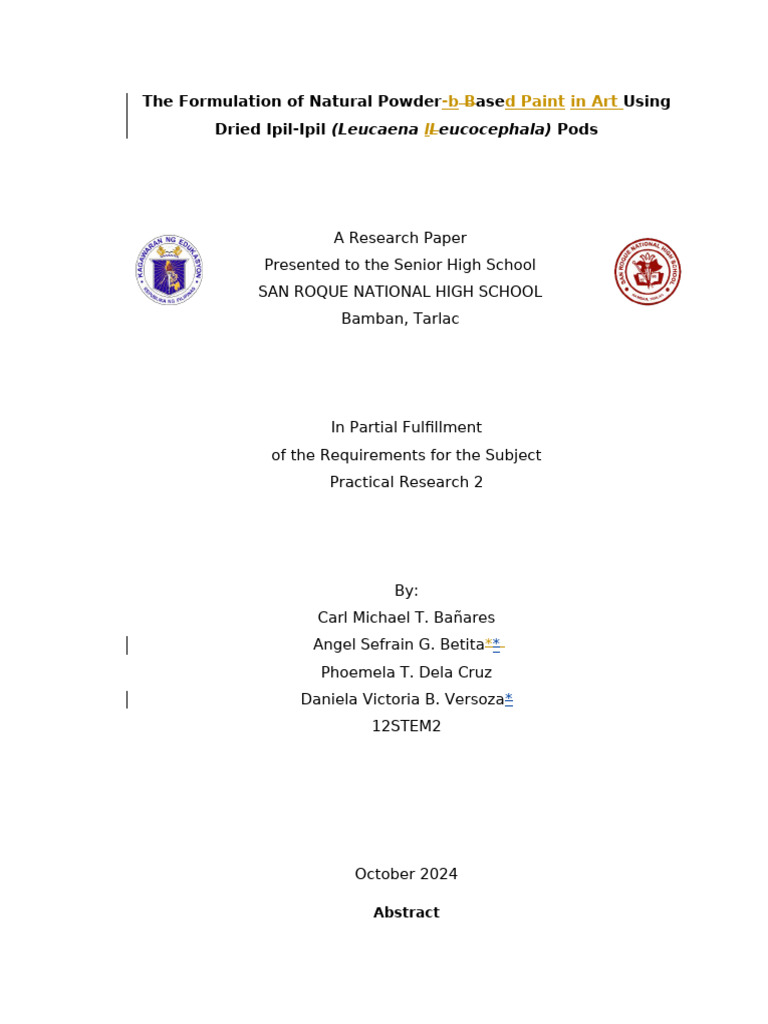 RESEARCH PAPER IN PR2 Group 5 Sana Final Na Kasi Iiyak Akez | PDF ...