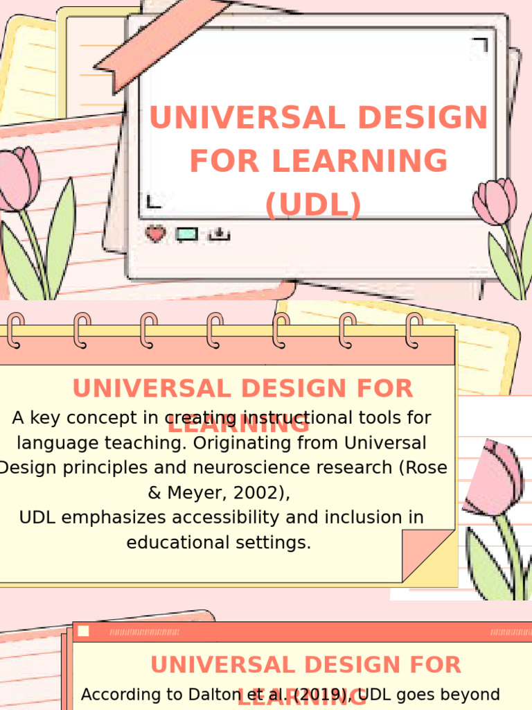Universal Design for Learning UDL | PDF | Cognitive Science | Behavior ...
