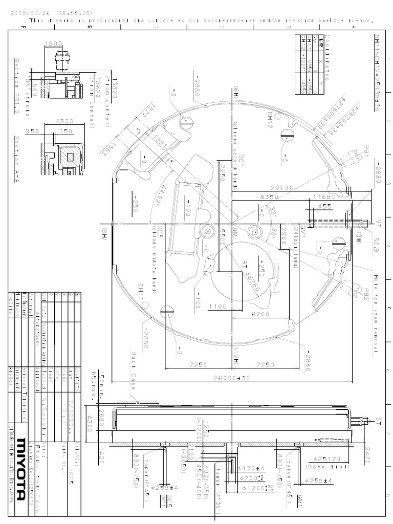 Accurist MB936BB - Miyota JS25 Movement | PDF