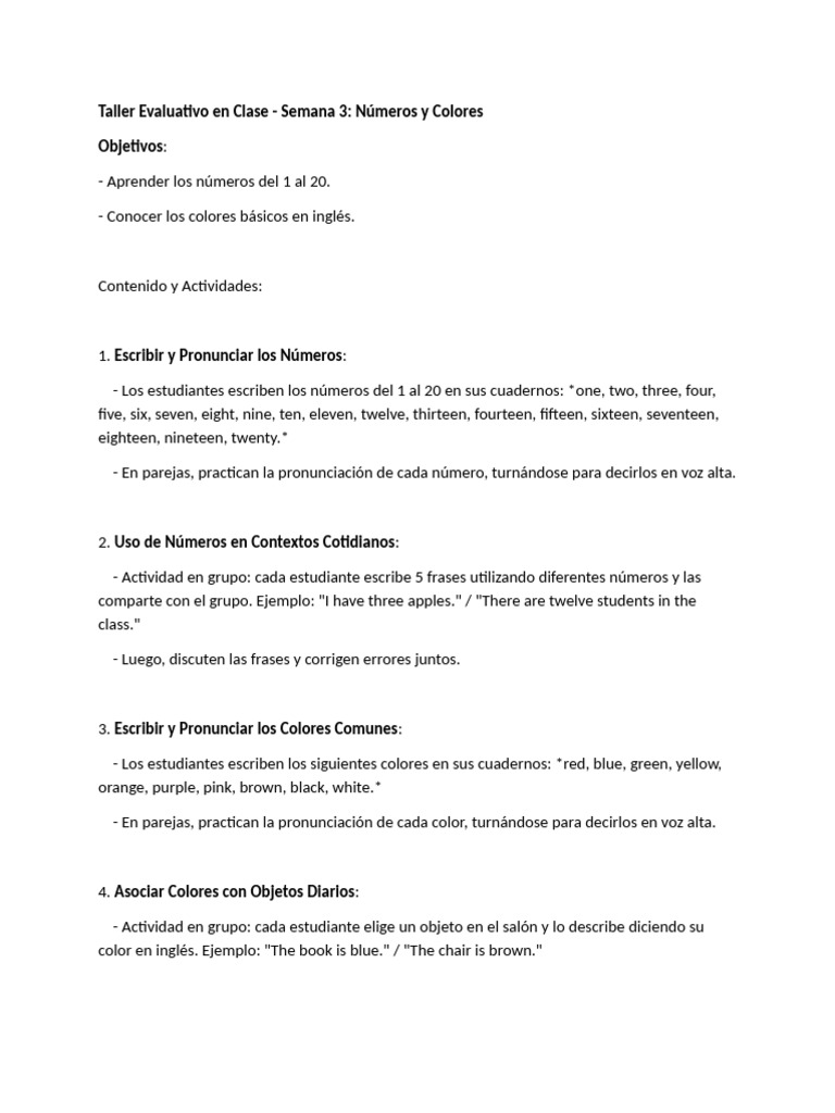 Taller Semana 3 | PDF