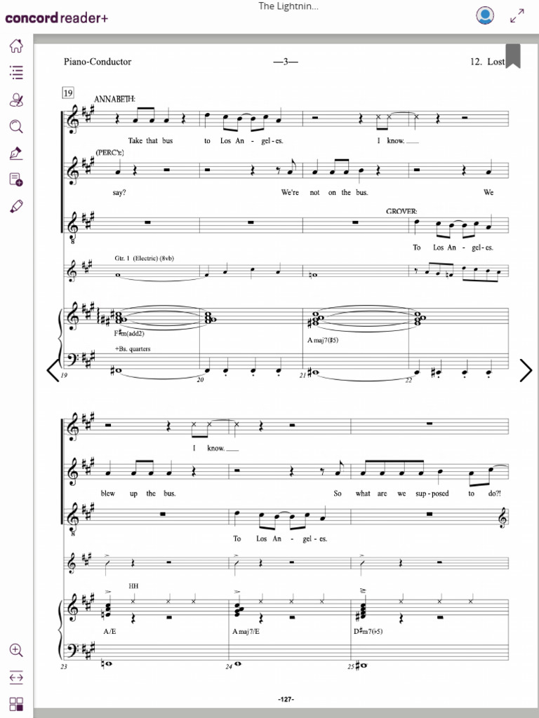 The Lightning Thief - Score Perusal 7 | PDF