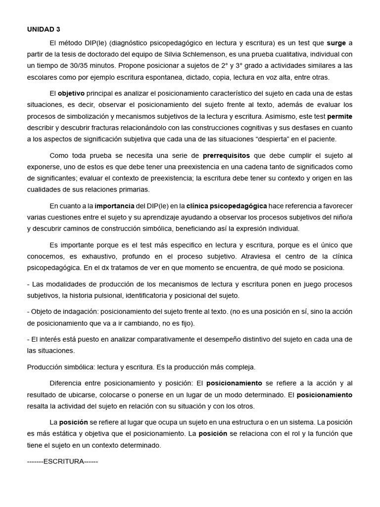 Unidad 3 | PDF | Escritura | Escritores