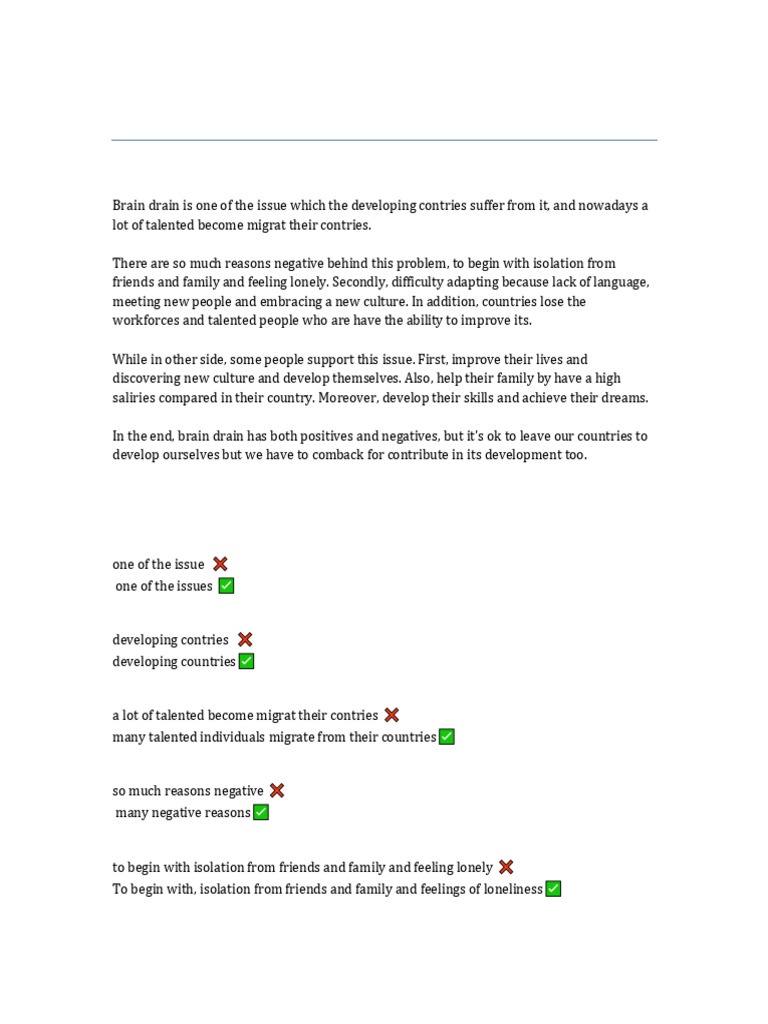 Essay Correction-1 | PDF