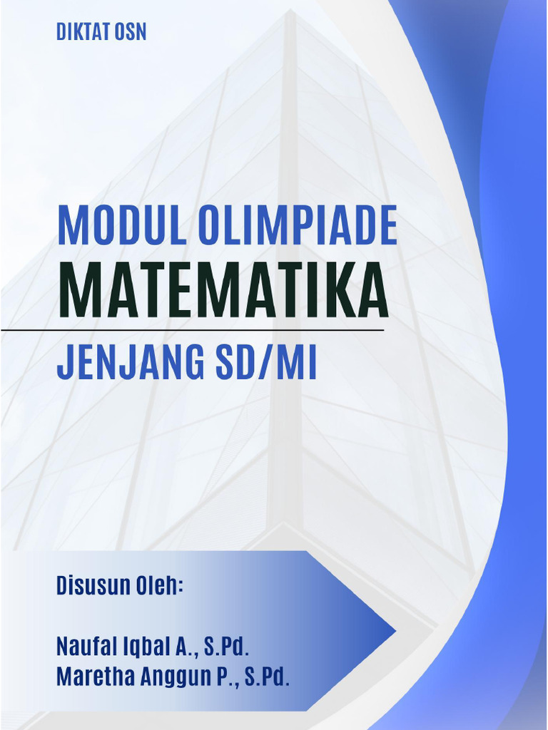 Modul Olimpiade Matematika SD 2025 | PDF