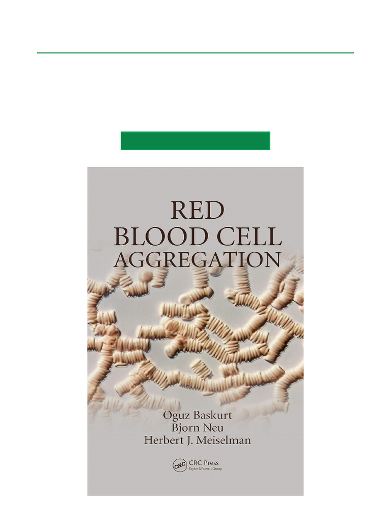 Red Blood Cell Aggregation 1st Edition Optimized PDF Download | PDF ...