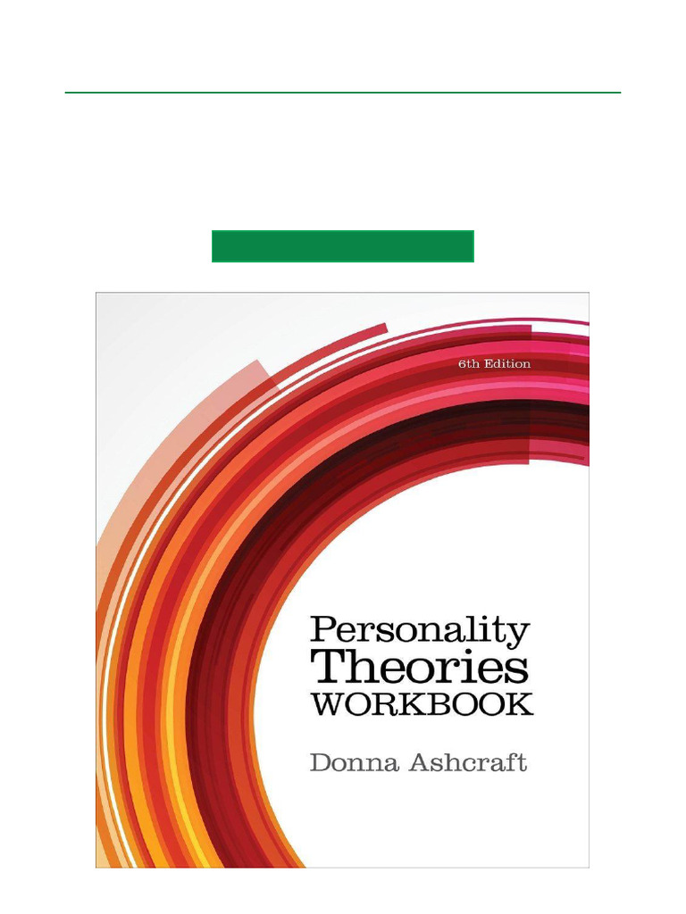 Personality Theories Workbook, 6th Edition | PDF | Sigmund Freud | Concept