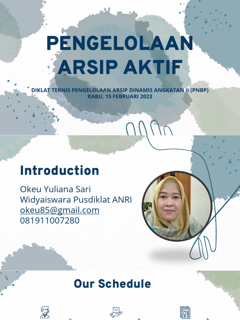 Materi Pengelolaan Arsip Aktif | PDF