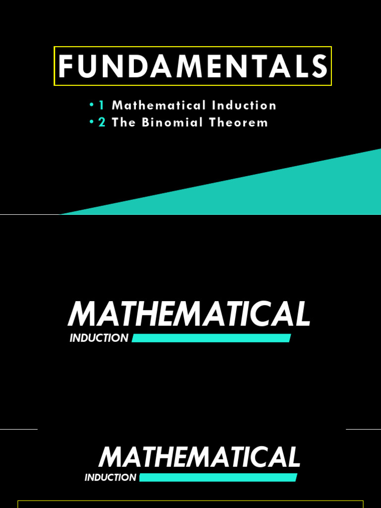 Mathematical Induction and Binomial Theorem | PDF | Mathematical Proof | Theorem