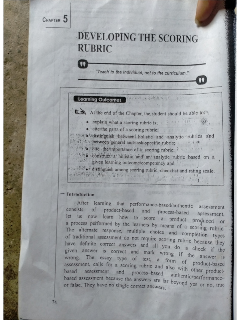 Assessment Learning Pdf