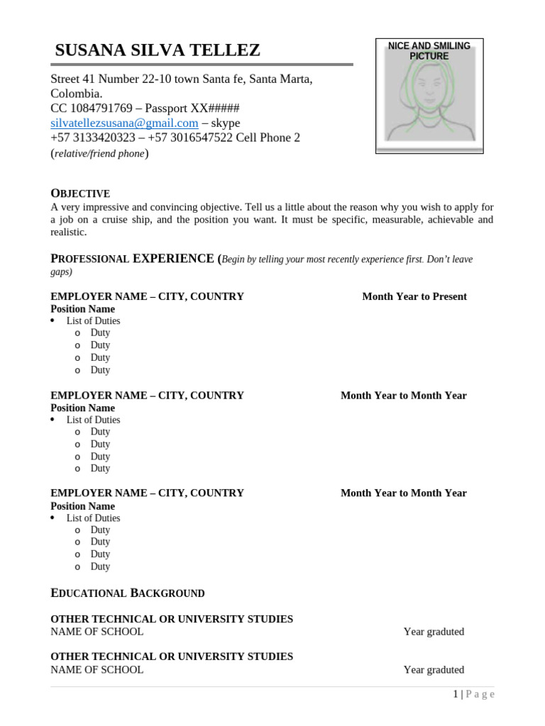 SAMPLE RESUME2 | PDF