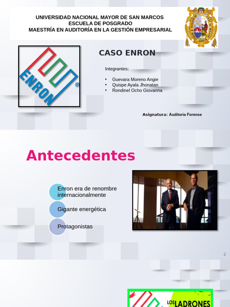 Análisis del Caso Enron y sus Consecuencias | PDF | Enron | Business
