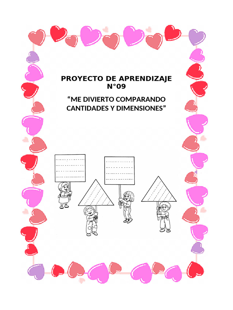 5 Años - Planificador Del Proyecto de Aprendizaje N°09 | PDF | Las emociones | Amor