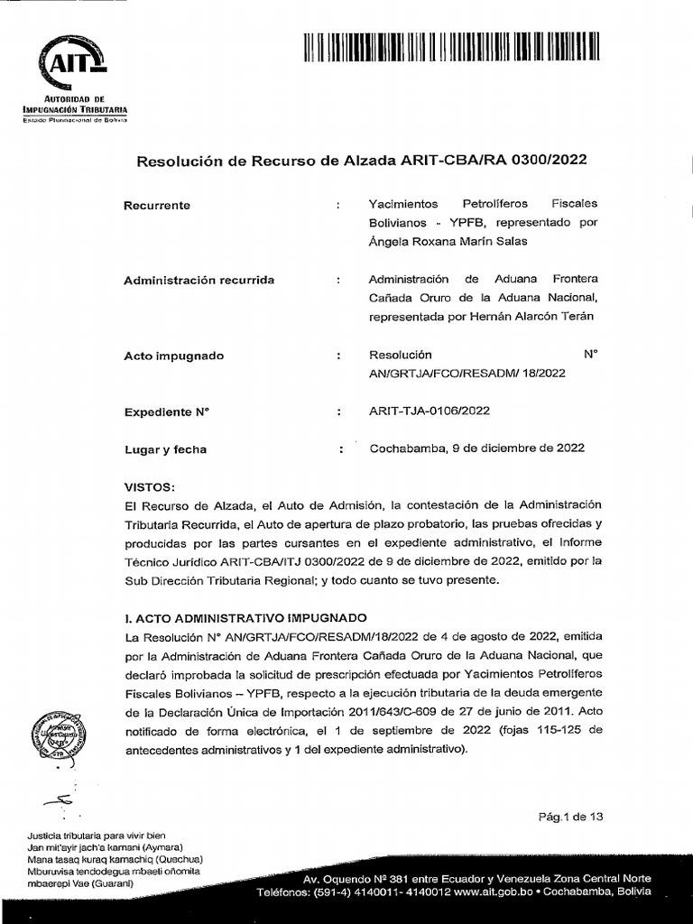 Arit Cba Ra 0300 2022 | PDF