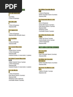 Bar Cheat Sheet | PDF