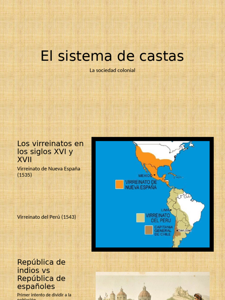El Sistema de Castas | PDF
