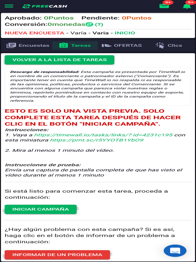 Encuesta de TimeWall.io: Instrucciones | PDF