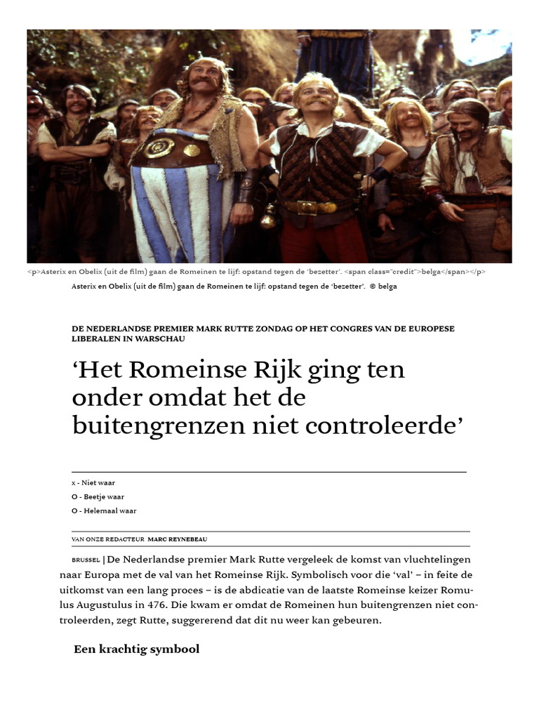 Reynebeau_Het Romeinse Rijk_De Standaard_2016 | PDF