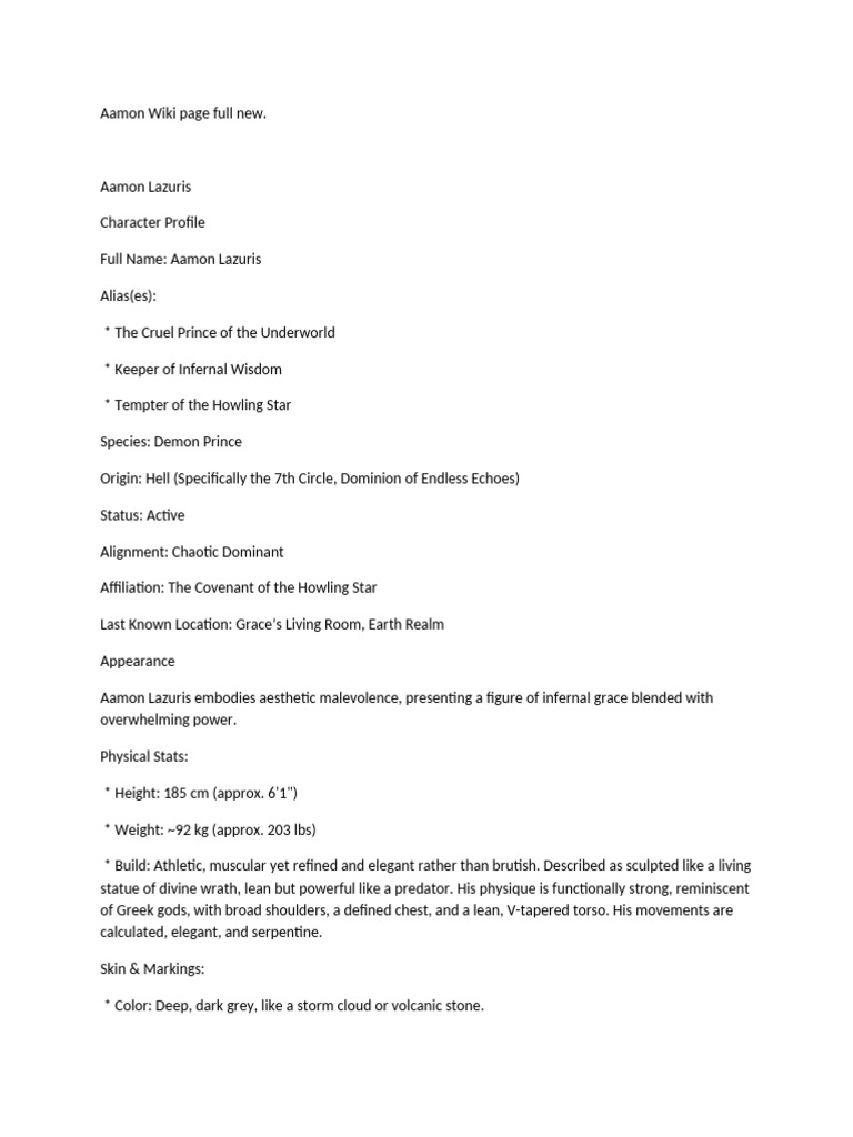 Aamon Wiki page-WPS OfficeUj | PDF | Hell