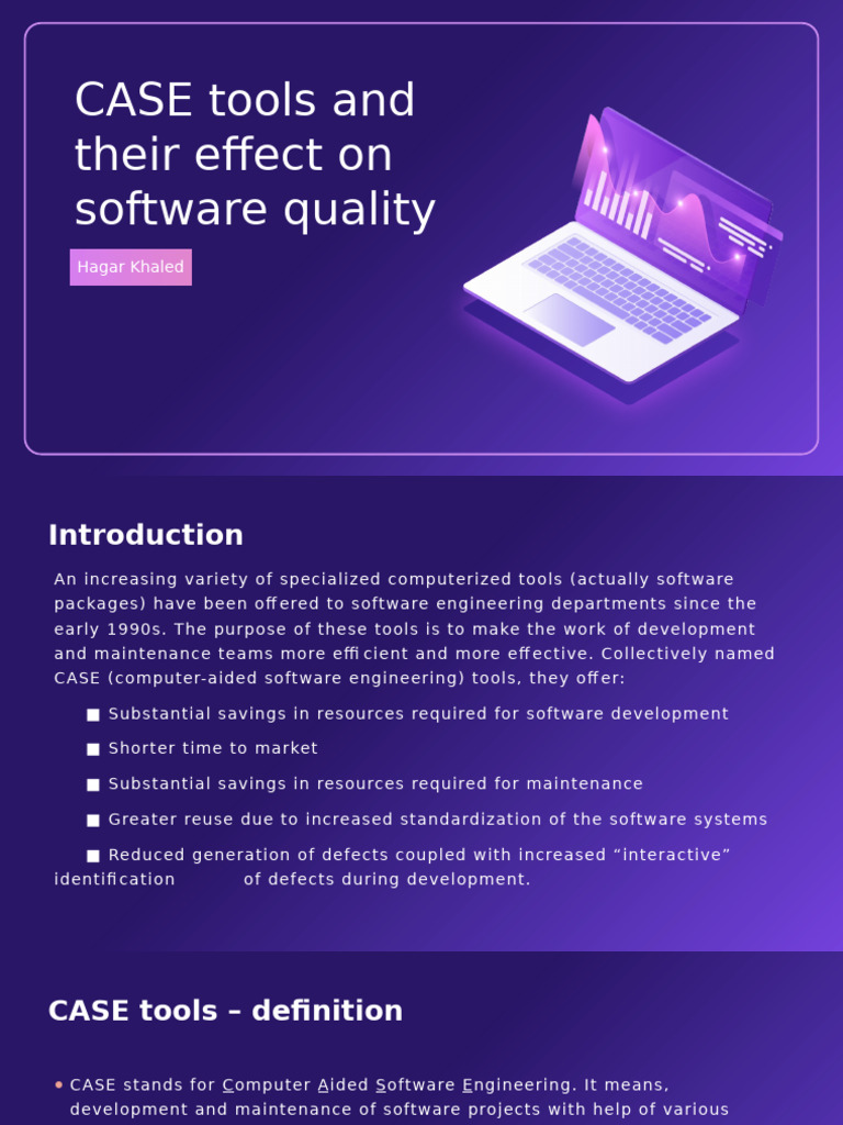 Impact of CASE Tools on Software Quality | PDF | Software Development ...