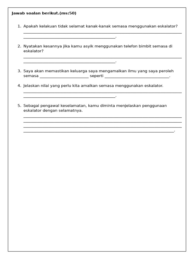 Latihan BM T6 | PDF