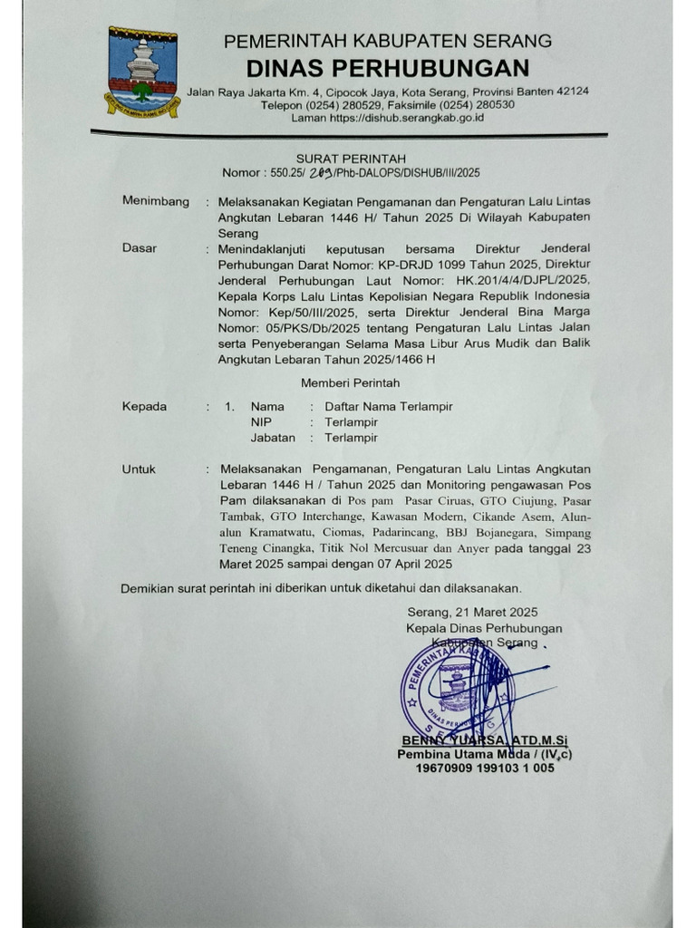 SP Pam Angleb 2025 | PDF