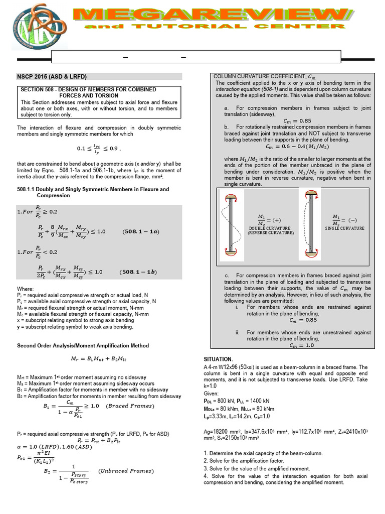 Review Module 38 - Steel Design 3 - Part 2 | PDF | Bending | Applied And Interdisciplinary Physics