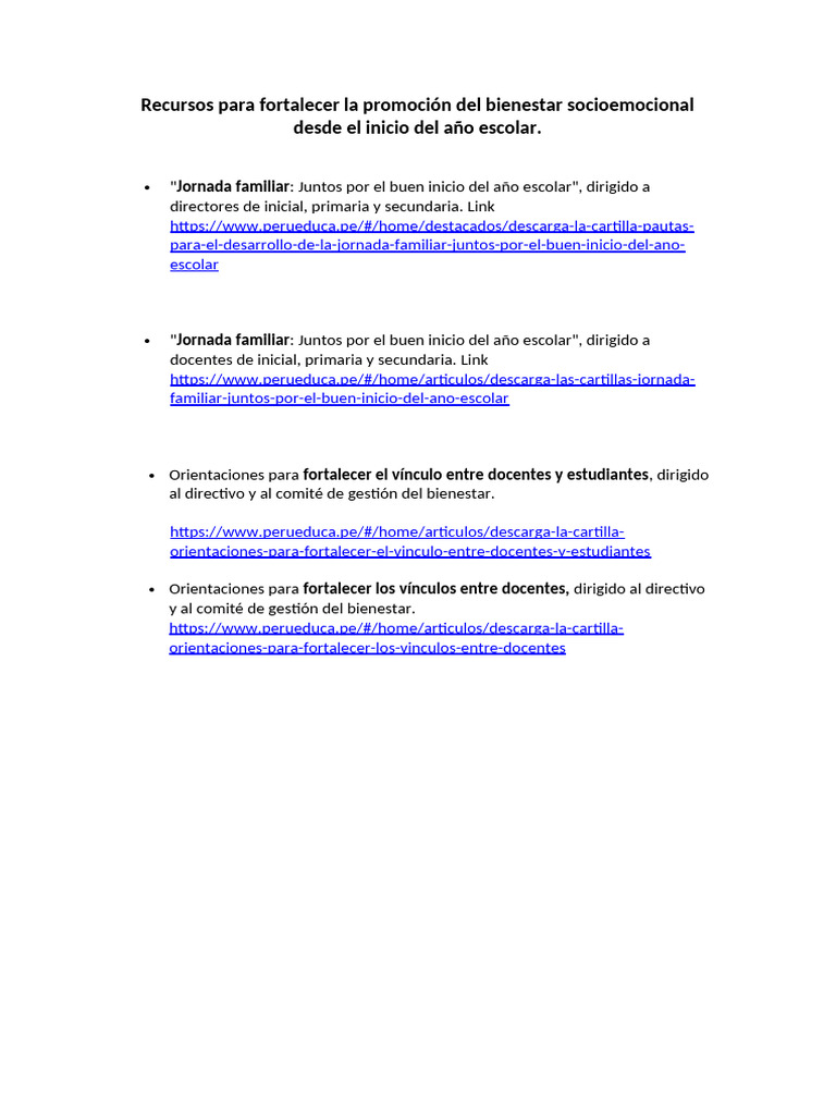 Recursos para Inicio Del Año Escolar | PDF