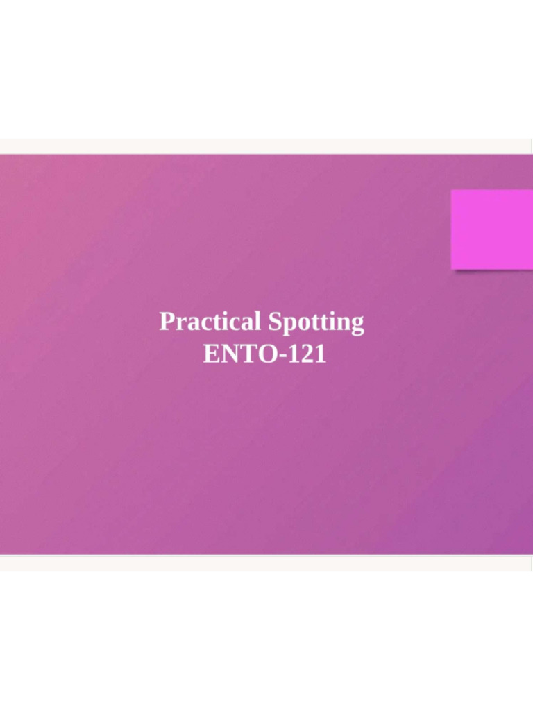 Ento 121 Spotting_compressed | PDF