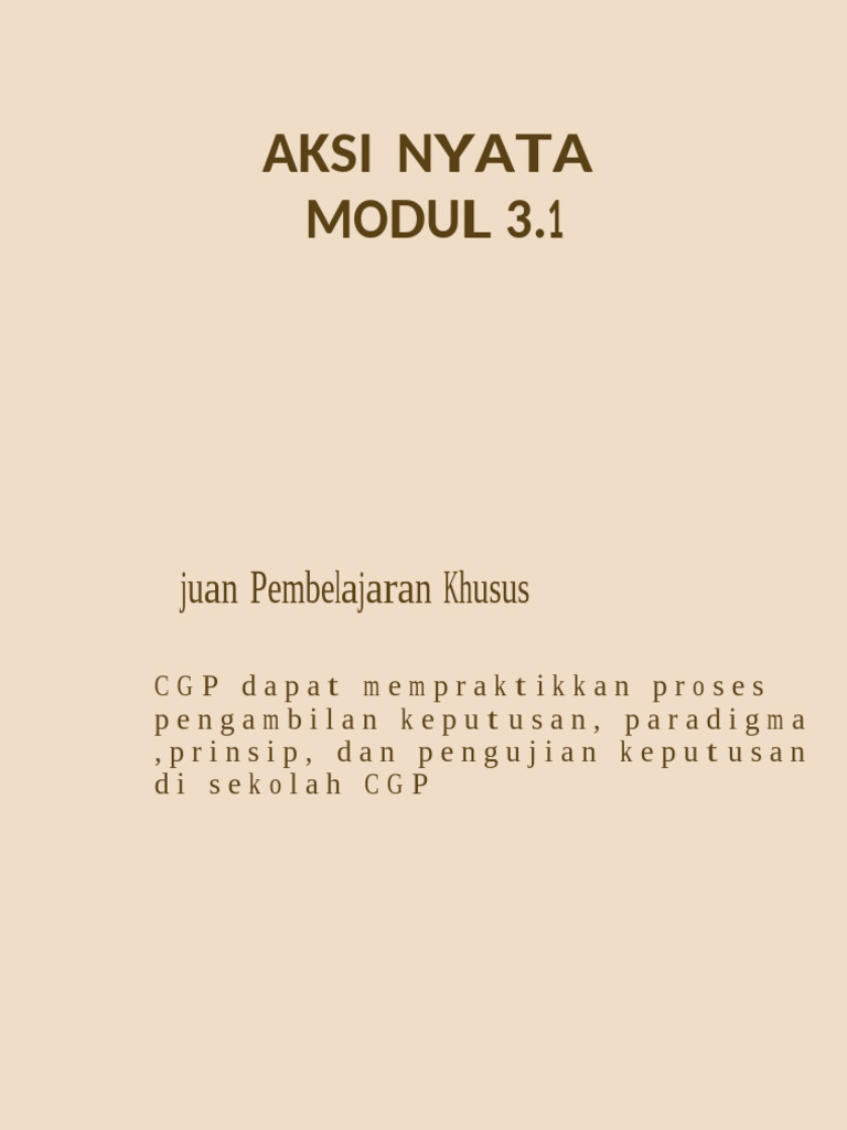 Dwi Ratna Riskiyah - Aksi Nyata Modul 3.1 - CGP Angkatan 10 - Kab - Semarang | PDF