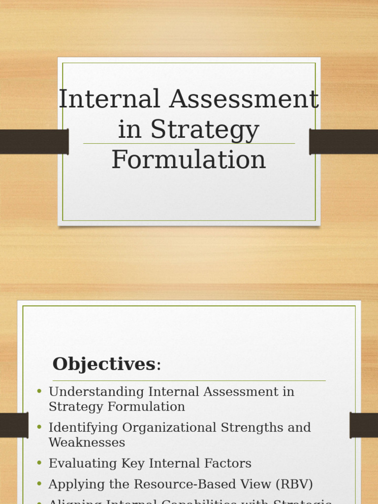 Internal - Assessment - Strategy 2 | PDF | Strategic Management ...