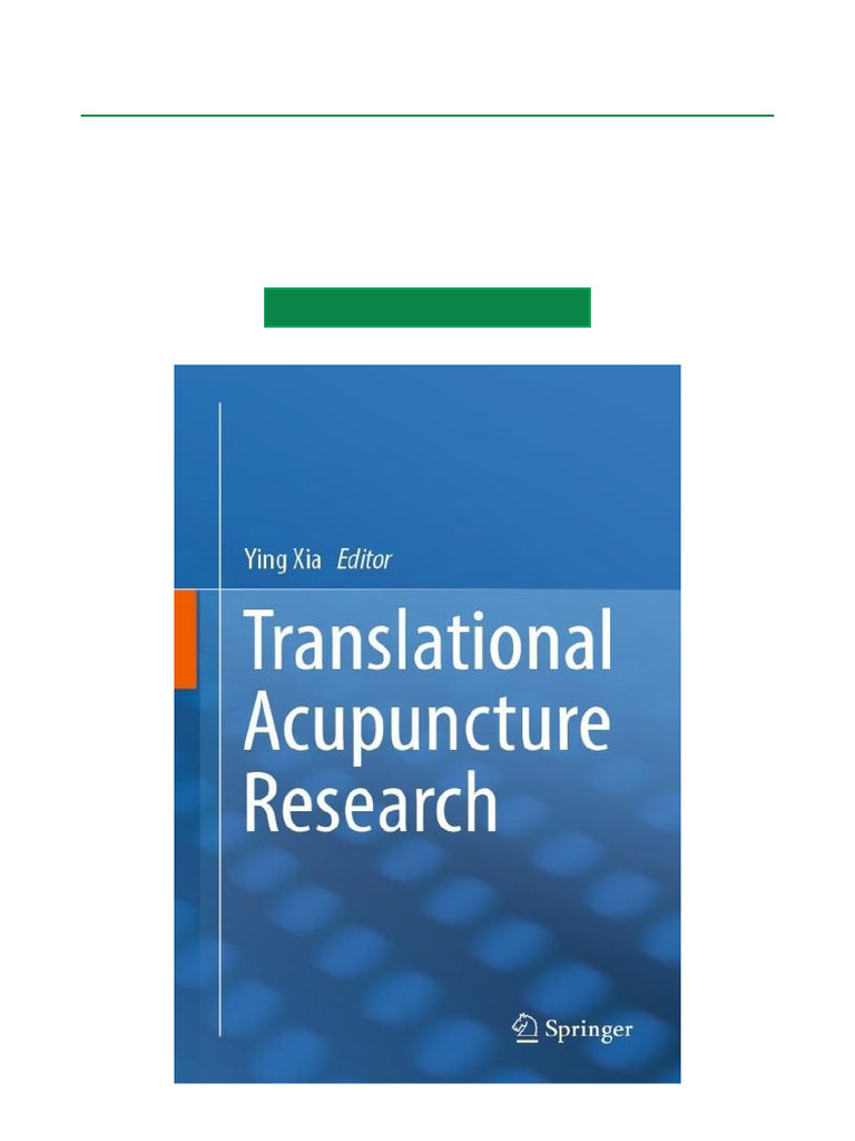 Translational Acupuncture Research Dropbox Download | PDF | Shock ...