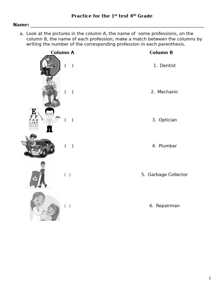 Practice For The Test 4th Grade | PDF | Language Families | Grammar