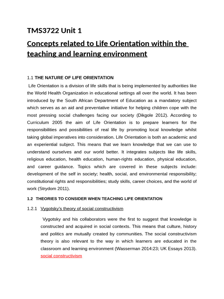 TMS3722 | PDF | Personality Type | Adolescence