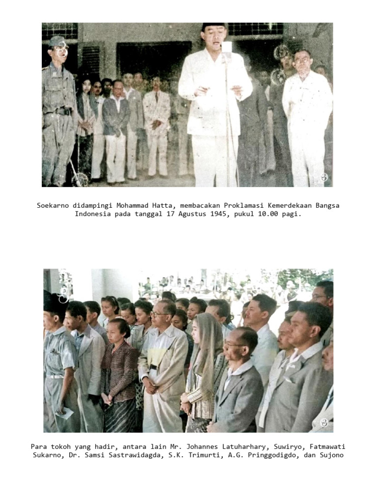 Soekarno Didampingi Mohammad Hatta | PDF