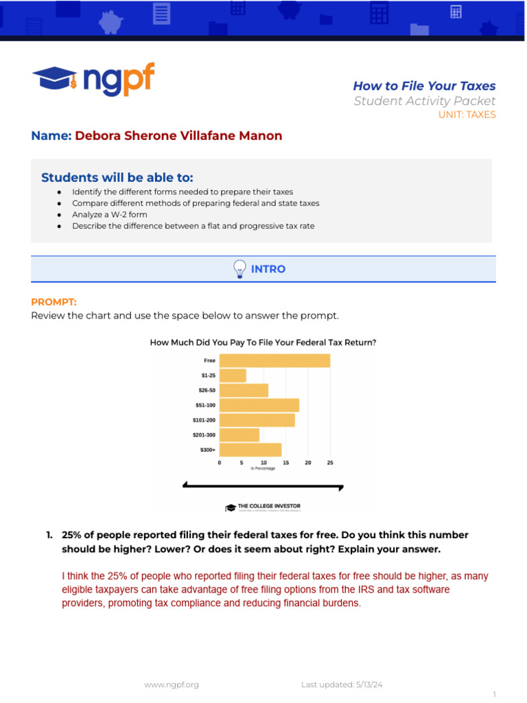 Tax Filing Methods and W-2 Insights | PDF | Income Tax | Taxes